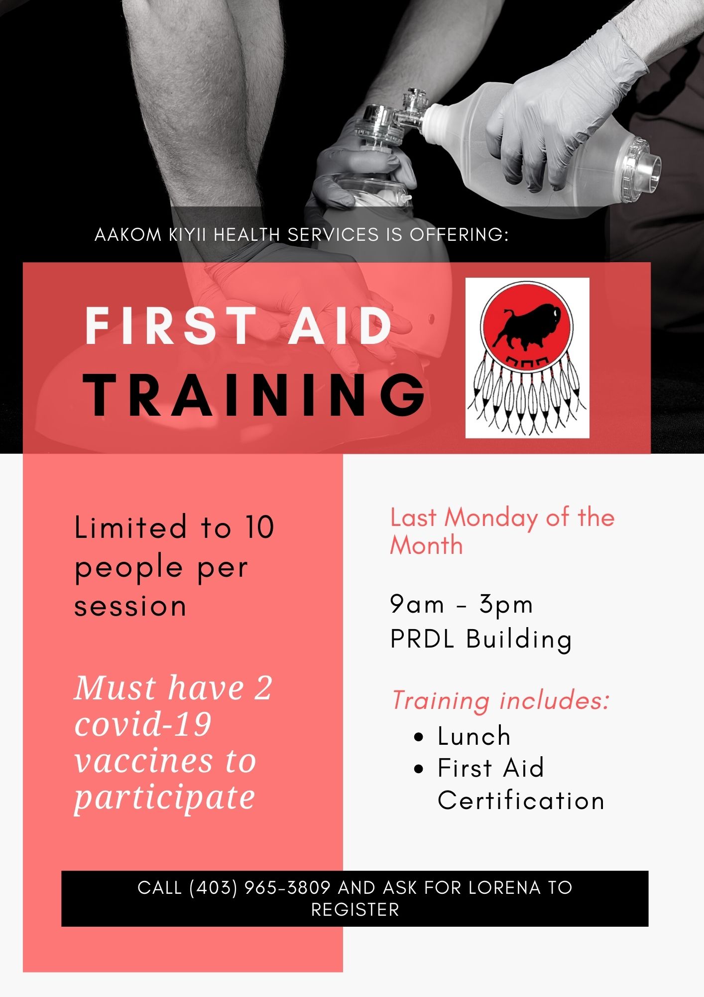 First Aid Training - Aakom-Kiyii Health Services